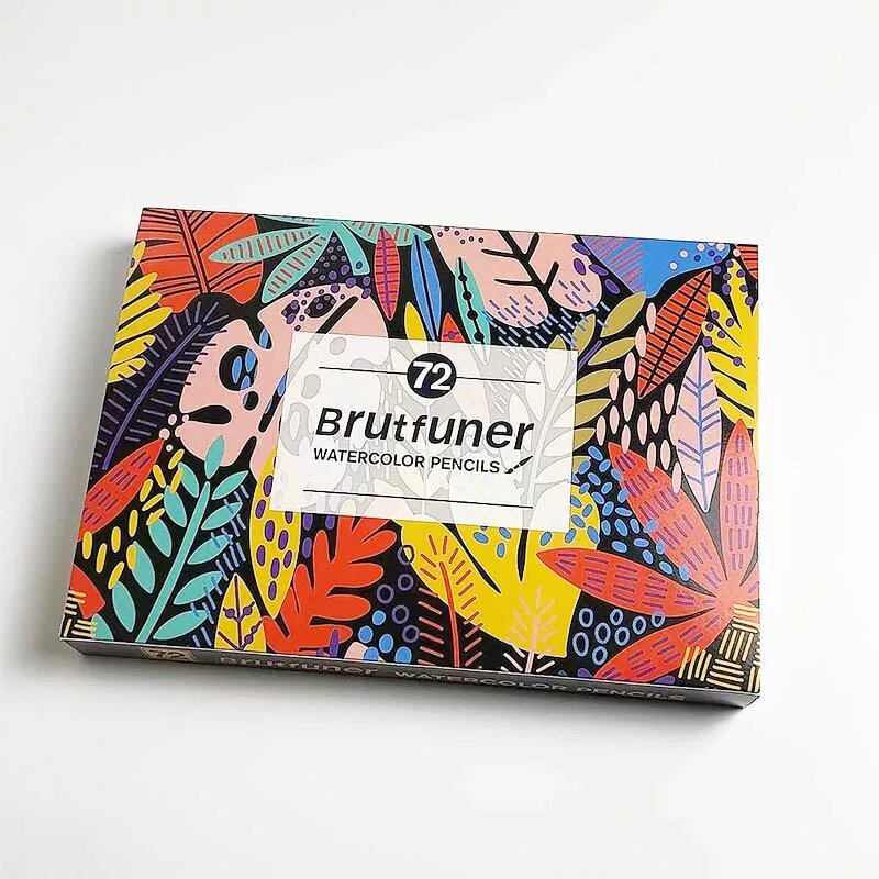 Набор цветных карандашей Brutfuner оригинального стиля, масляные и водорастворимые, 48 цветов, 72 цвета, одиночный выбор, специальные для рисования