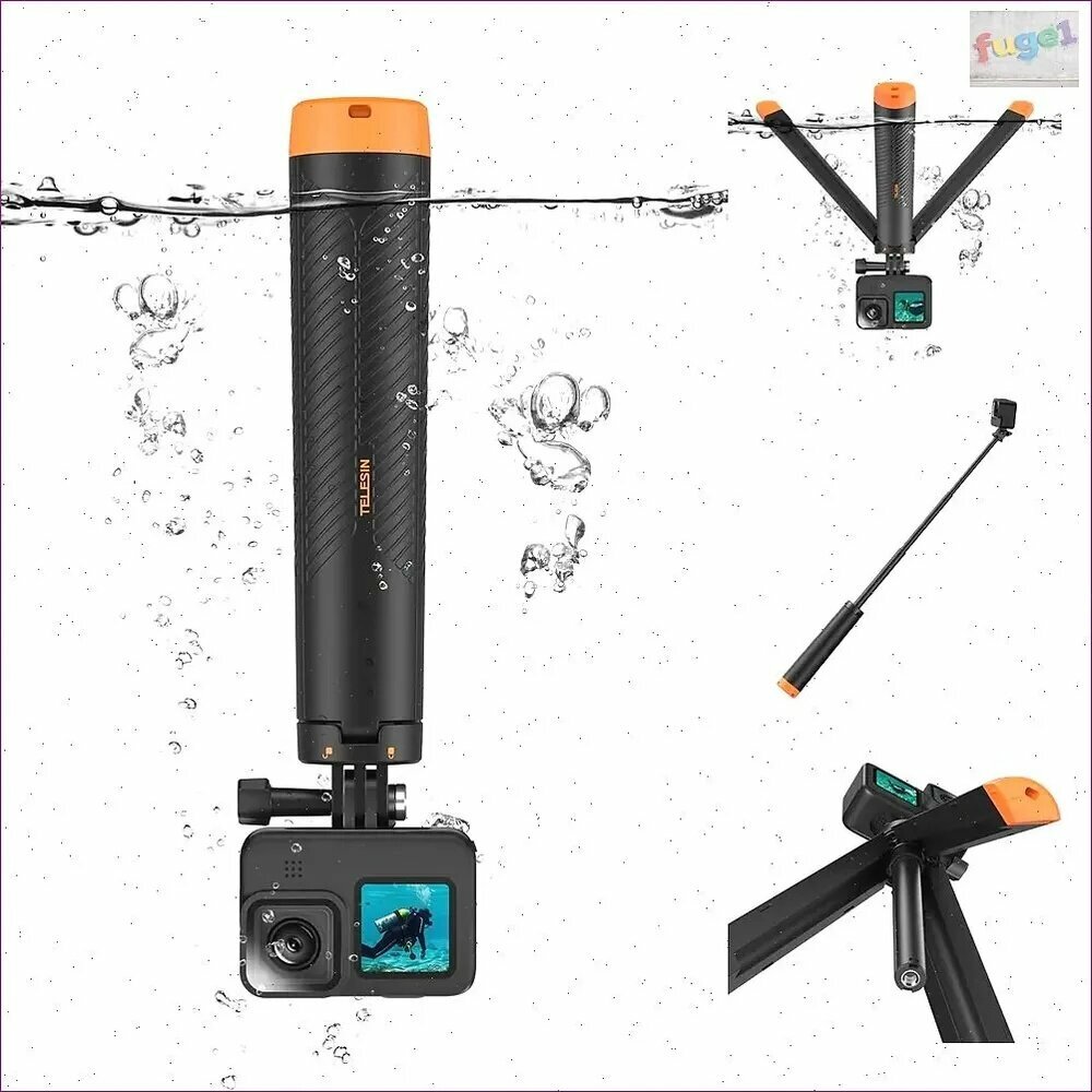 Плавающая селфи-палка для спортивной камеры