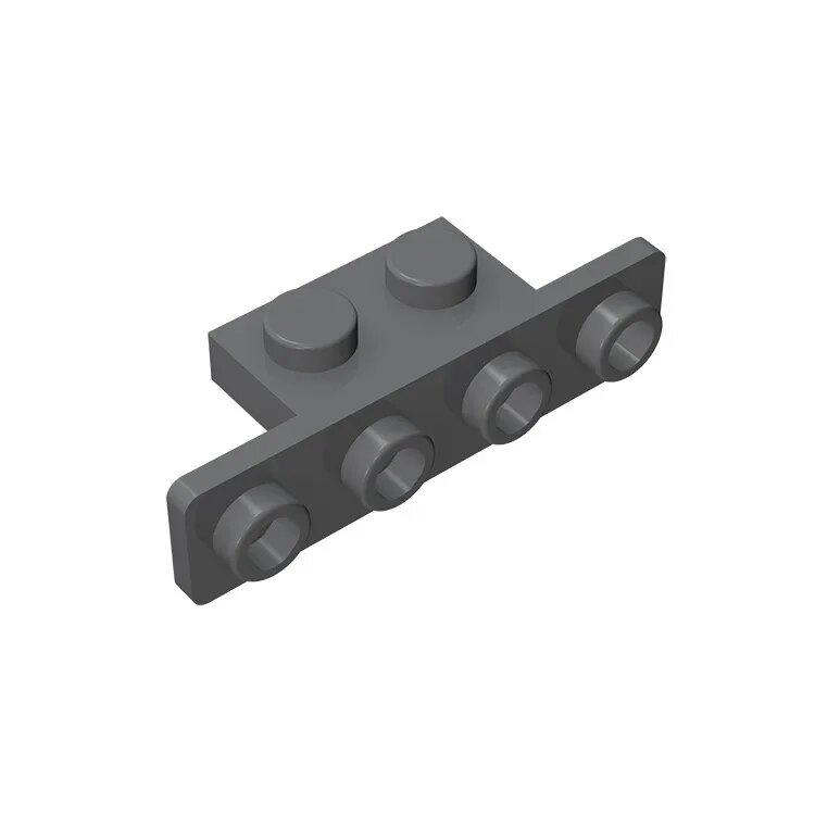 Серый угловой элемент Lego 1x2/1x4, Цвет: 072