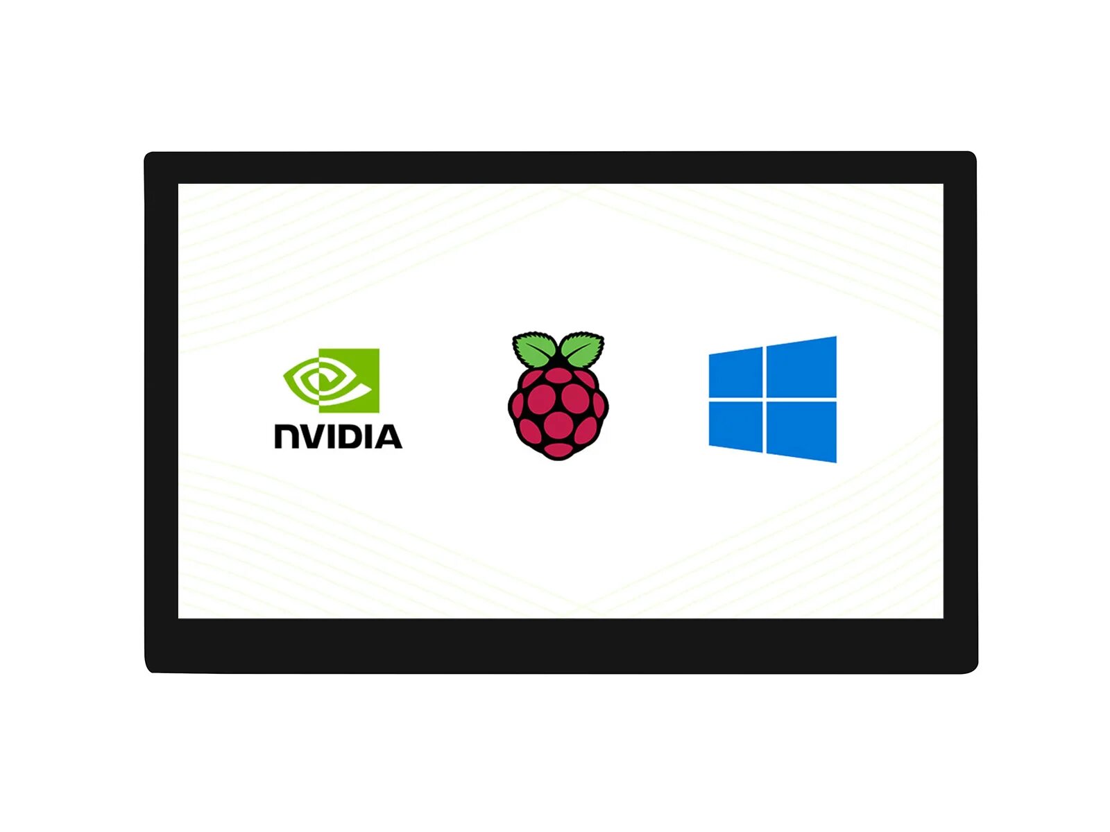 10,1-дюймовый квантовый точечный дисплей QLED, емкостный сенсорный экран, 1280×720, панель из закаленного стекла G + G, поддерживает все игровые консоли RPi/Jetson Nano/игровой консоли