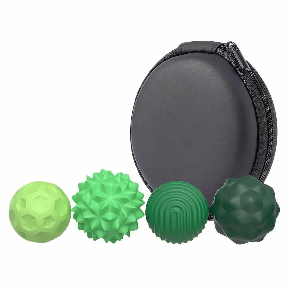 Игровой набор сенсорные тактильные фигурки антистресс, 6 штук в сетке / Развивающие массажные мягкие мячики / Игрушка для купания малышей