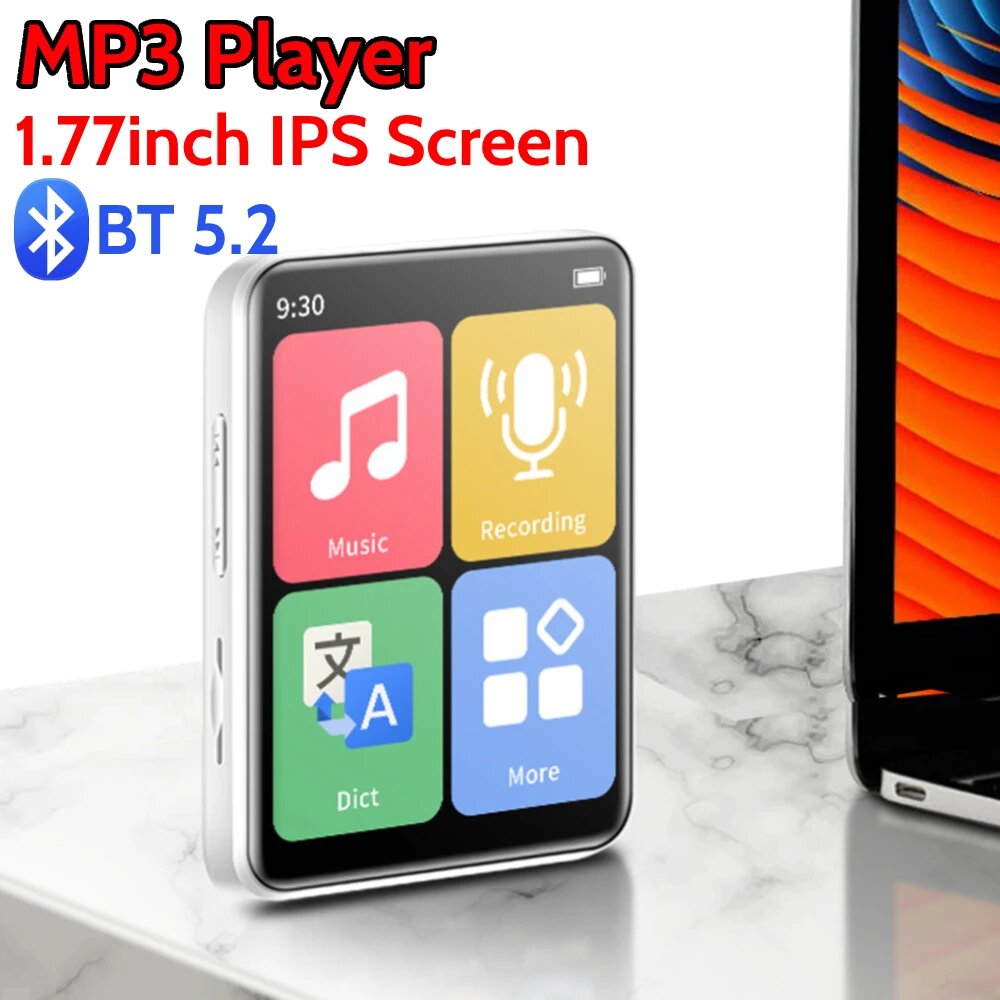 MP3-плеер ALLOYSEED белый Bluetooth 5.2