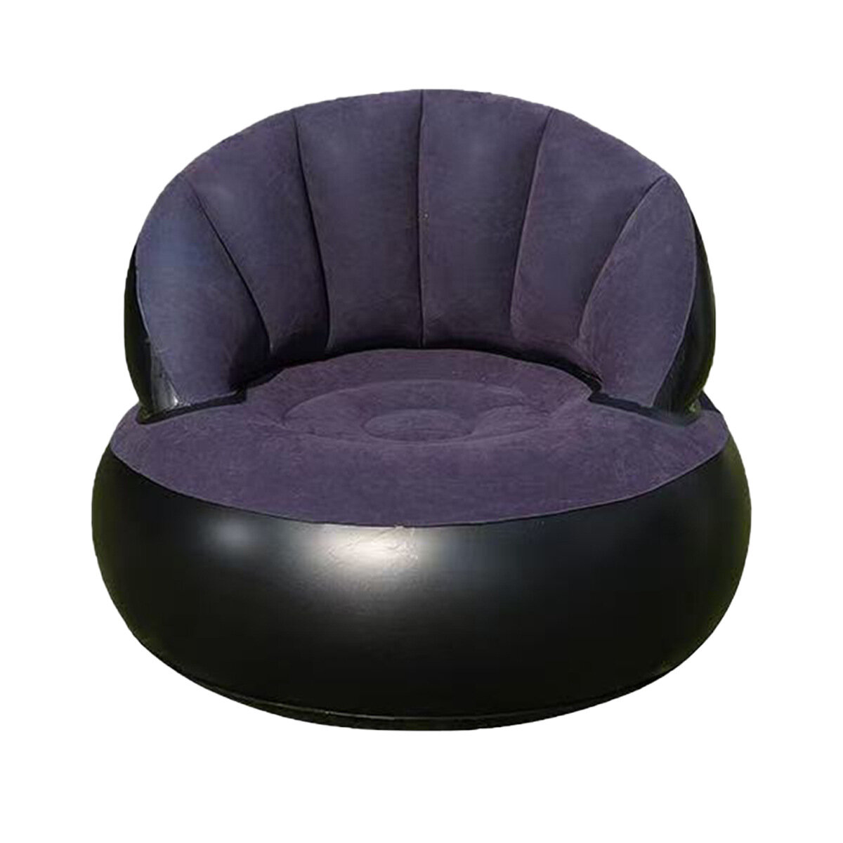 Новый надувной диван для улицы, одиночный кемпинговый надувной диван, утолщенный, с флокированием, складной ленивый реклайнер