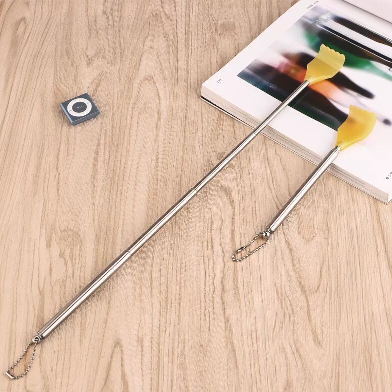 Бамбуковая щетка-чесалка для спины для самостоятельного использования, без помощи других, подходит для пожилых людей,