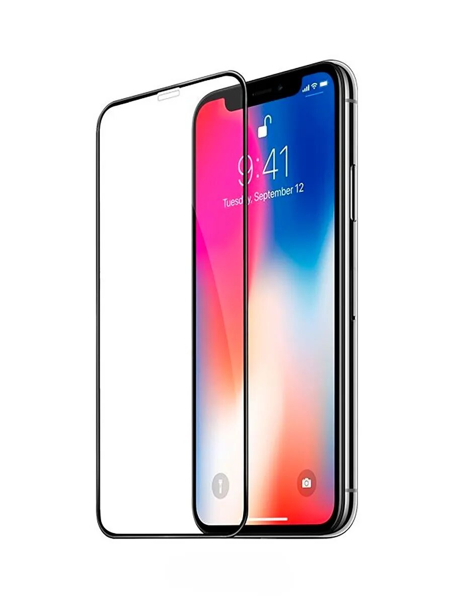Защитное стекло Hoco A12 iPhone X/XS/11 Pro, "Nano 3D", ударопрочное, усиленные края, цвет черный