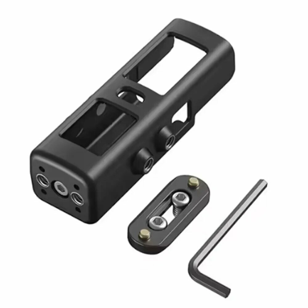 Новая расширенная клетка для DJI Osmo Pocket 3. Защитная клетка-адаптер с креплением на направляющие НАТО