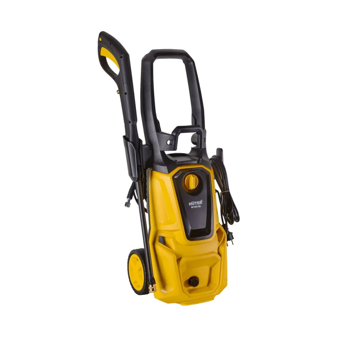 Мойка высокого давления Huter W165-QL, 1900 Вт, 165 бар, 375 л/ч, встроенная катушка, желтый