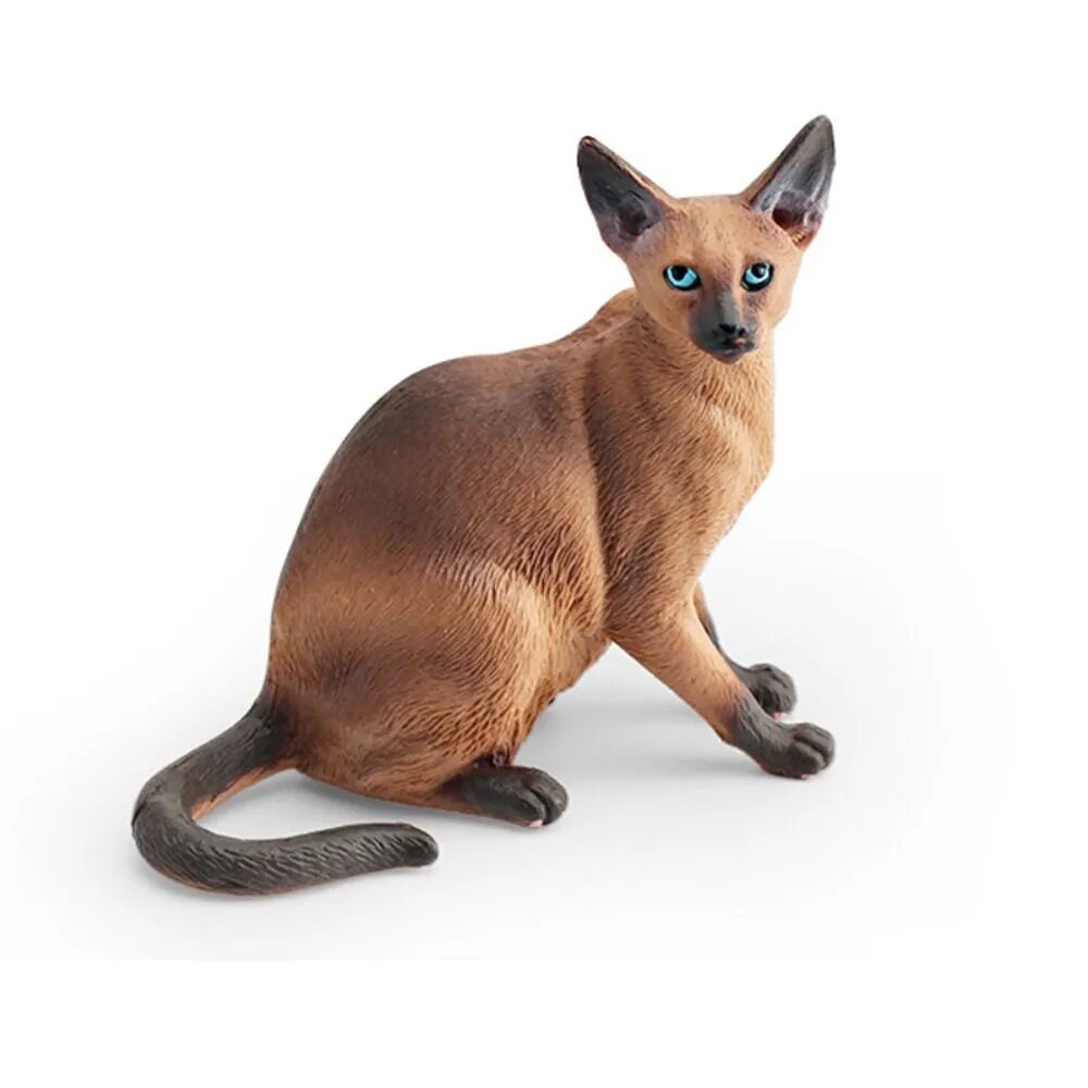 Фигурка декоративная сиамская кошка-1, высота 7 см