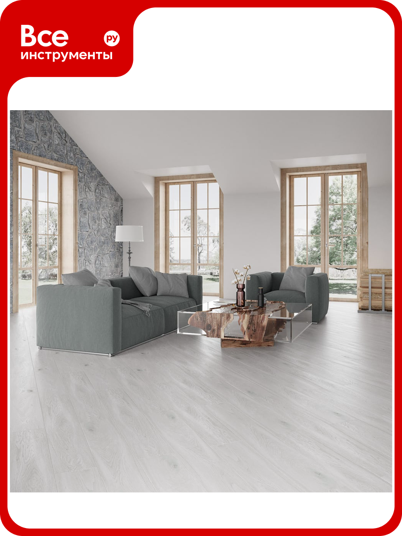 Ламинат GOODWAY england collection, дуб ньюкасл, 34 класс, 1215x240x8 мм, упаковка 2,62 м2 GWE-06