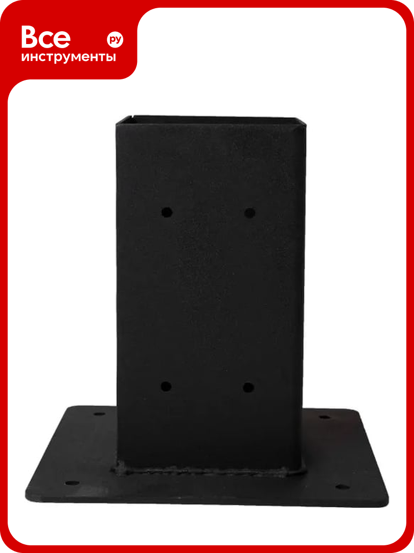 Коннектор для бруса 100x100 (пятка) ООО "Феррум-Л" сталь 2мм, L150мм Ф-КПБ-160