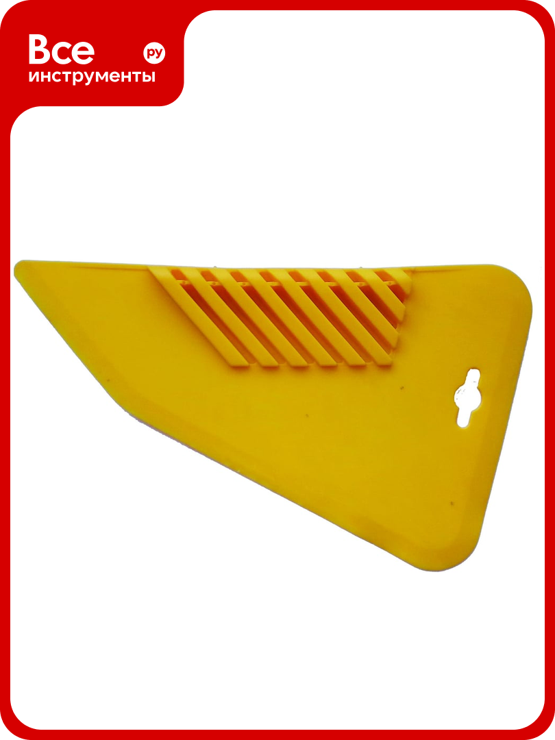 Шпатель для разглаживания обоев 888, плоское лезвие без зубцов, пластиковая рукоятка, крыло, артикул