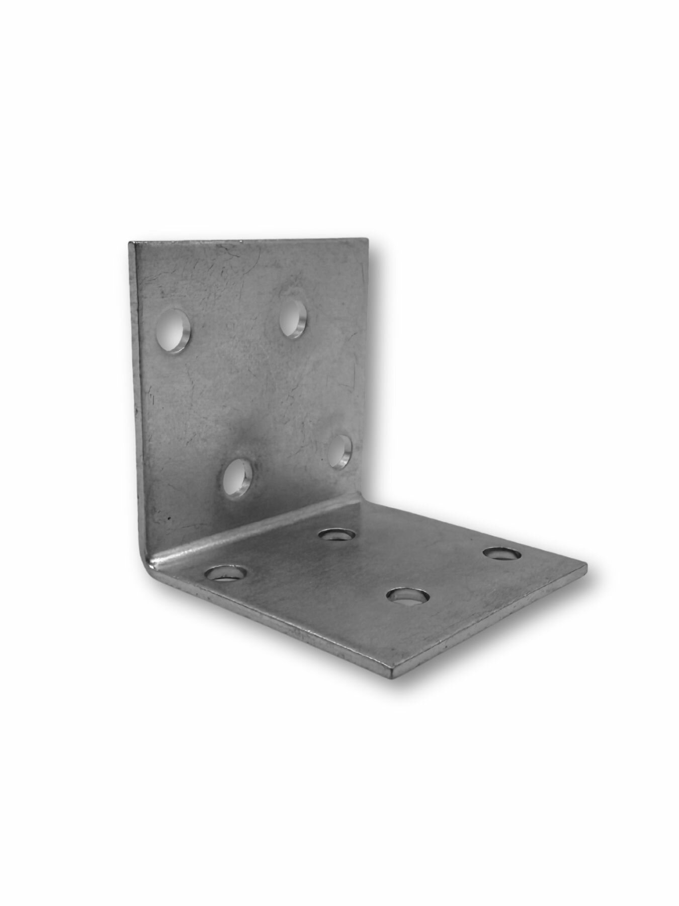 Уголок крепежный, оцинкованный, 40х40мм, сталь, усиленная конструкция, 1 шт.