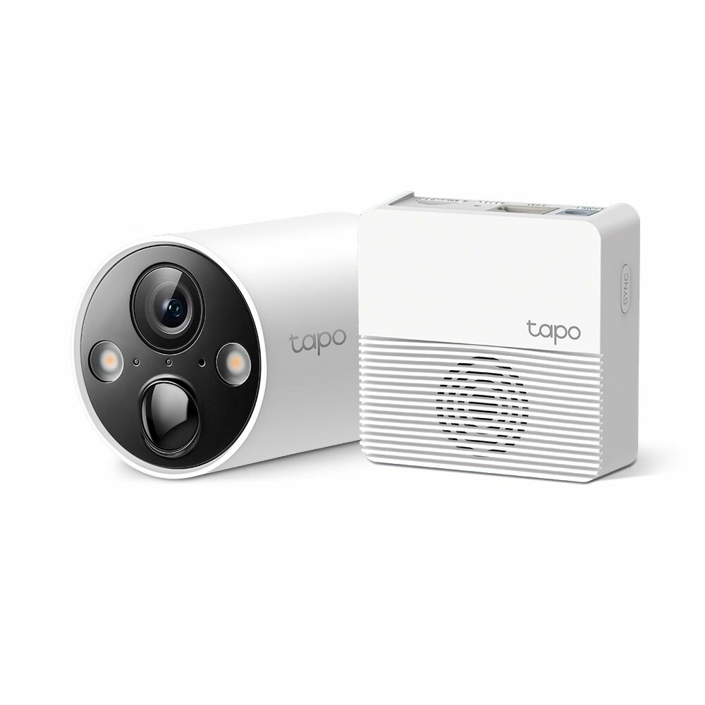Умная Wi-Fi система видеонаблюдения TP-Link Tapo C420S1, уличная, 4Мп, обнаружение c ИИ, Starlight, аккум. 6700 мА/ч