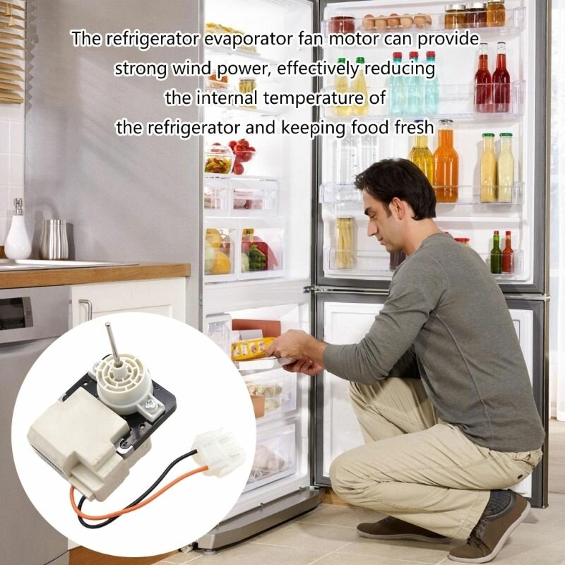 Двигатель вентилятора испарителя холодильника