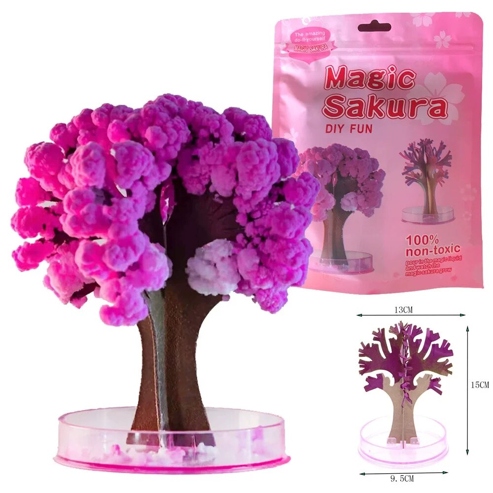 Волшебное дерево сакуры, розовое, Large Sakura Tree