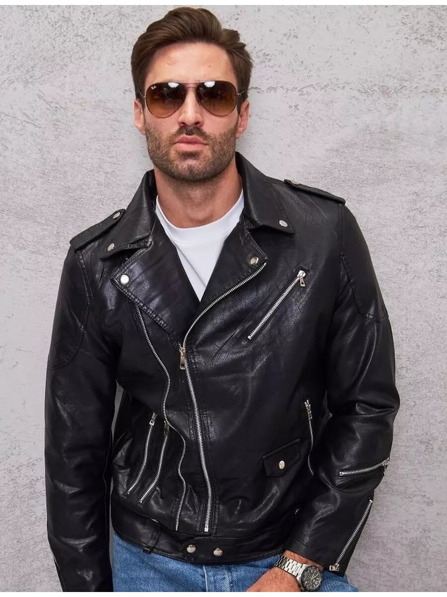 Куртка кожаная