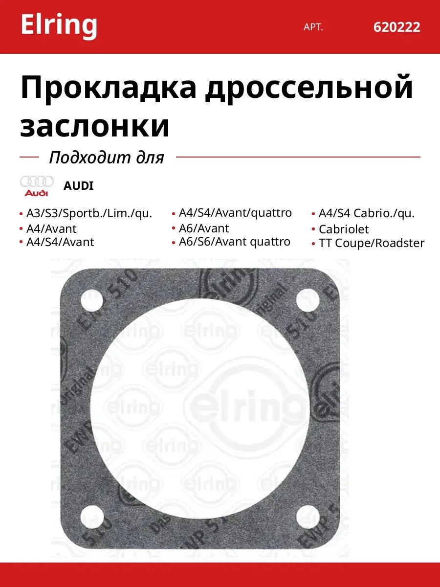 Прокладка дроссельной заслонки