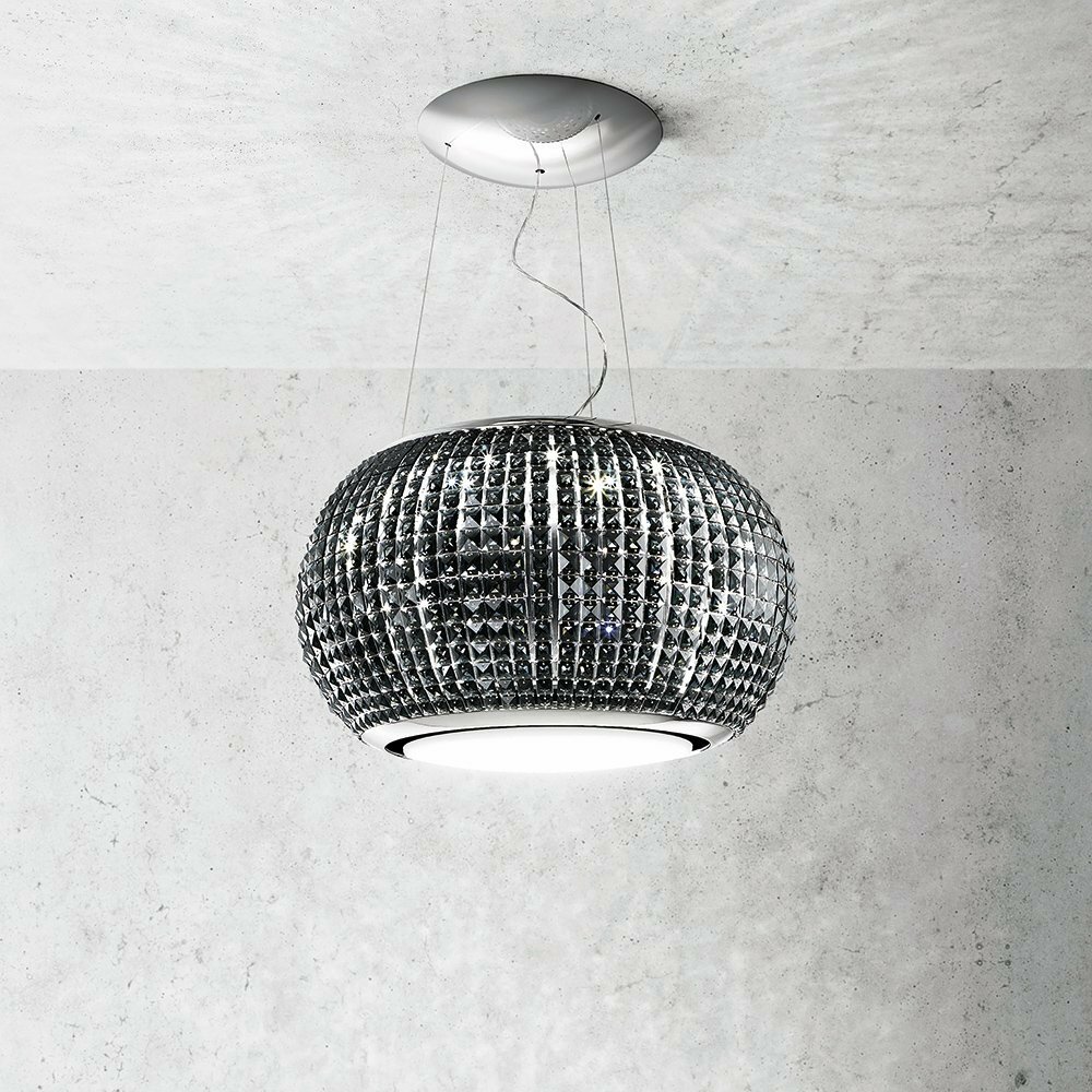 Вытяжка Elica Interstellar BL/F/65 Black Glass, сенсорное управление, 800 м³/ч, черная