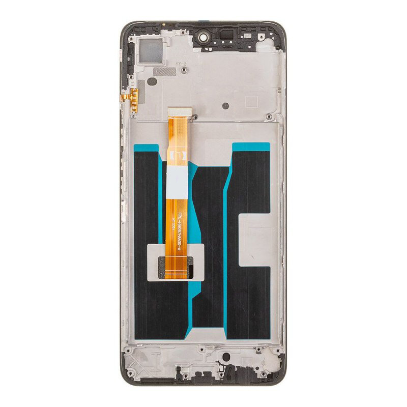 Дисплей (экран) в сборе с тачскрином для Realme C65 4G (RMX3910) черный с рамкой (Premium LCD) / 720x1604