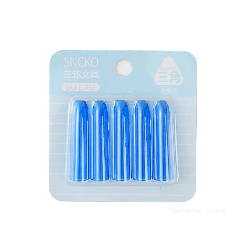 Прозрачные колпачки для карандашей MOONBIFFY Синий, blue