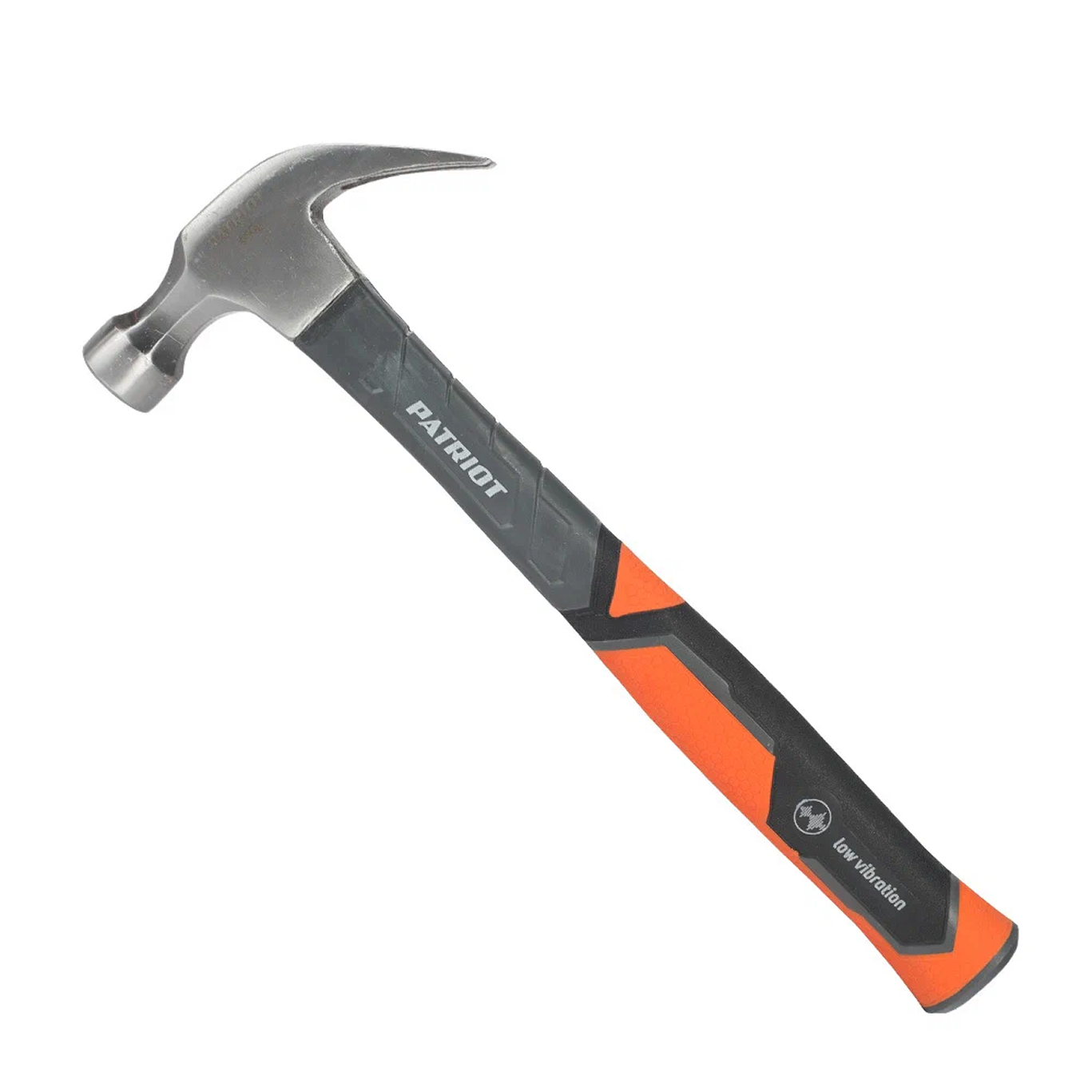 Молоток столярный PATRIOT CHF-450, с гвоздодером, обрезиненный, 450 г