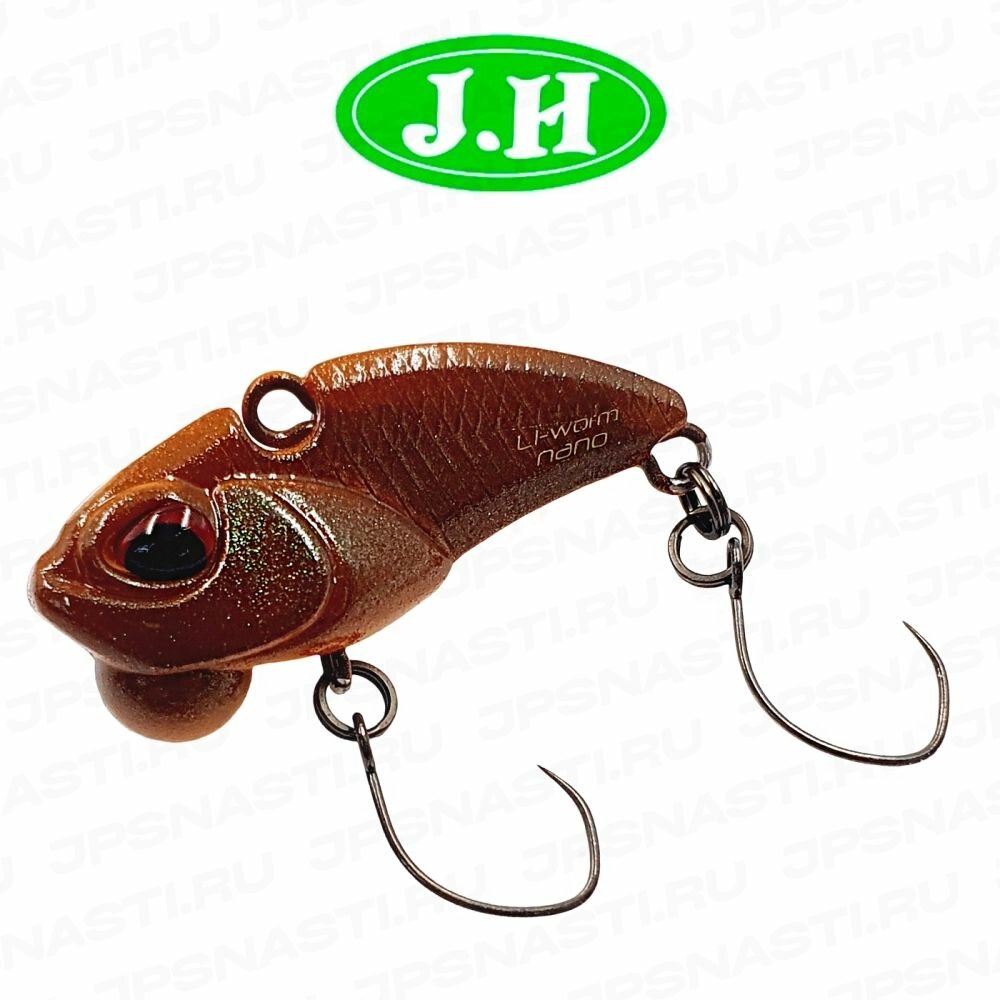 Виб на форель ValkeIN Li-Worm Nano, 2.3 гр, #Light Plow Red Glow (J.H. Oricolor) / Донная приманка для ловли форели