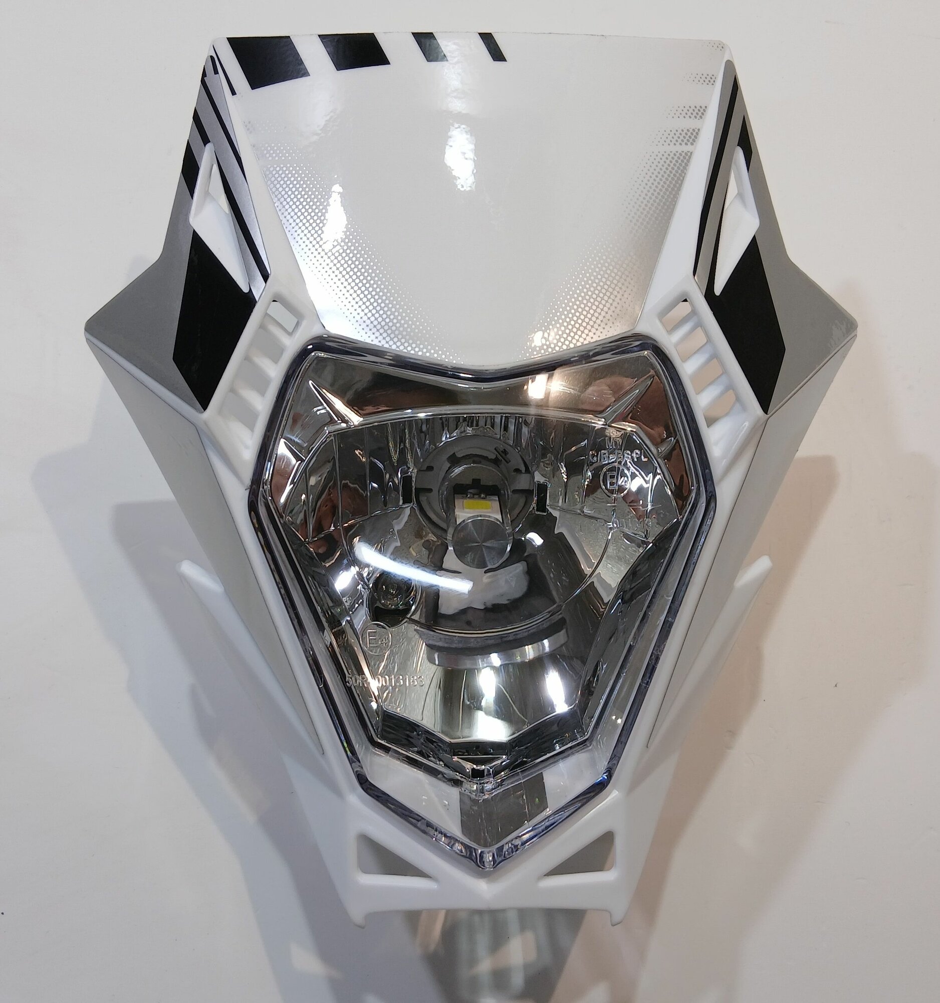 Фара с пластиком и креплением Питбайк PWR Racing FRZ 125 17/14