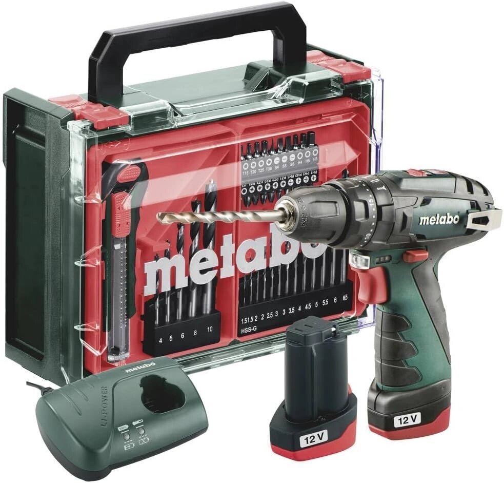 Дрель-шуруповерт Metabo PowerMaxx SB Basic аккум. патрон: б