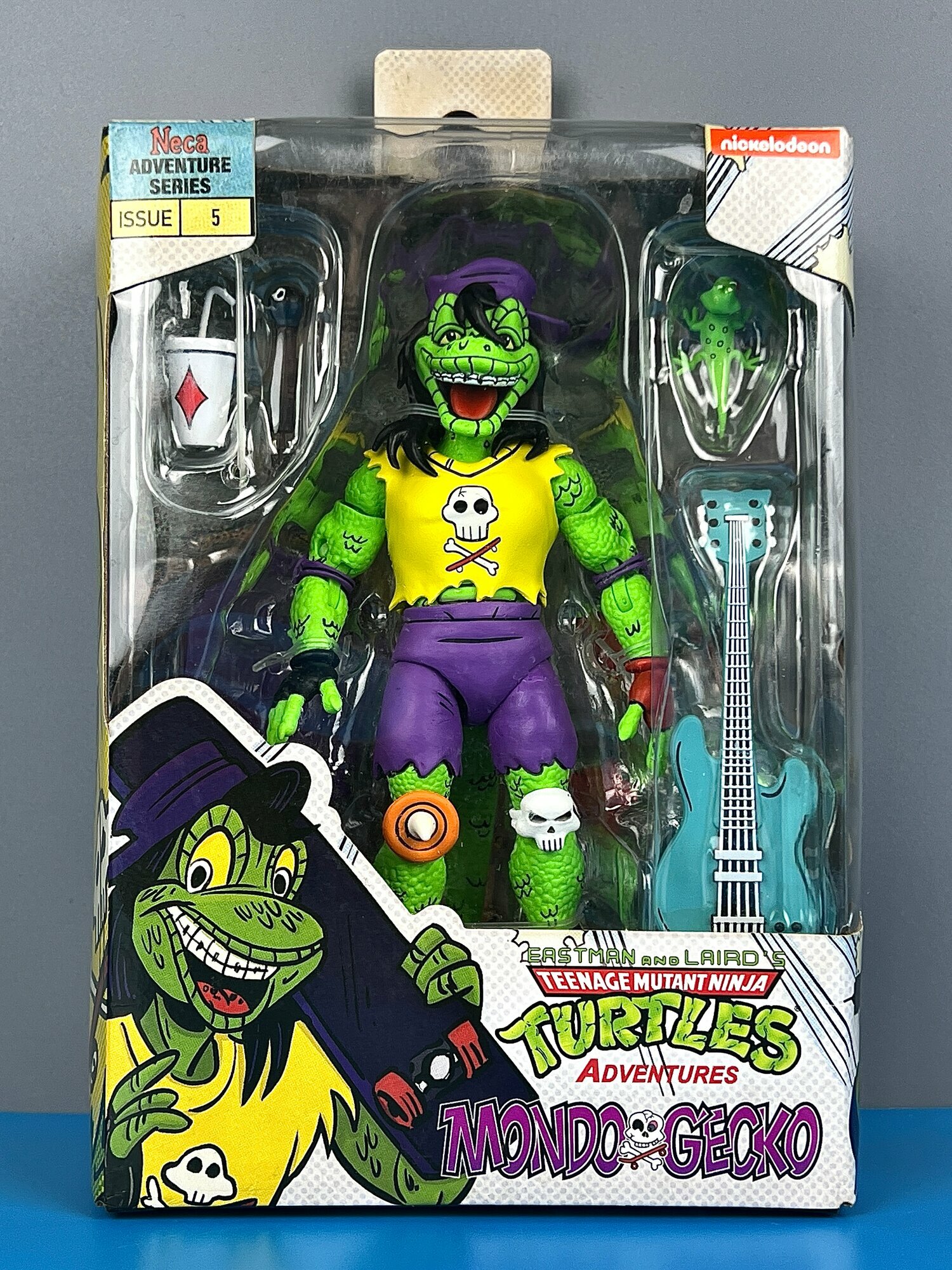 Фигурка Mondo Gecko, Teenage Mutant Ninja Turtles, TMNT / Neca, Adventure 5 / Мондо Гекко, Черепашки ниндзя, тмнт, 15 см