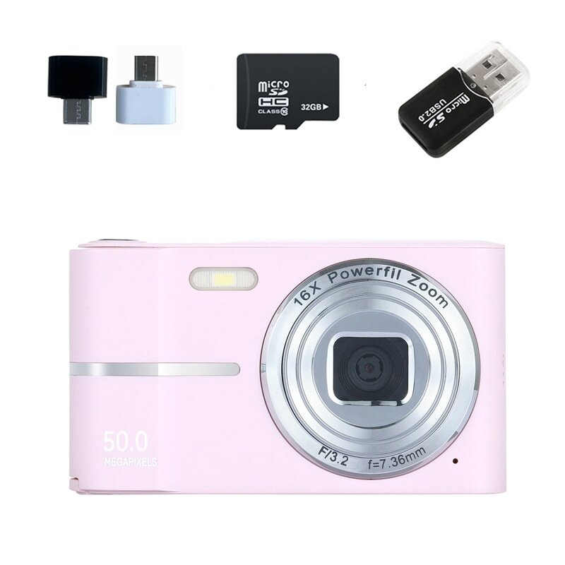 Цифровой фотоаппарат унисекс X-IT M03 Card Reader+Apple Adapter, 32G Internal Memory Card, CMOS, высокое разрешение, портативный