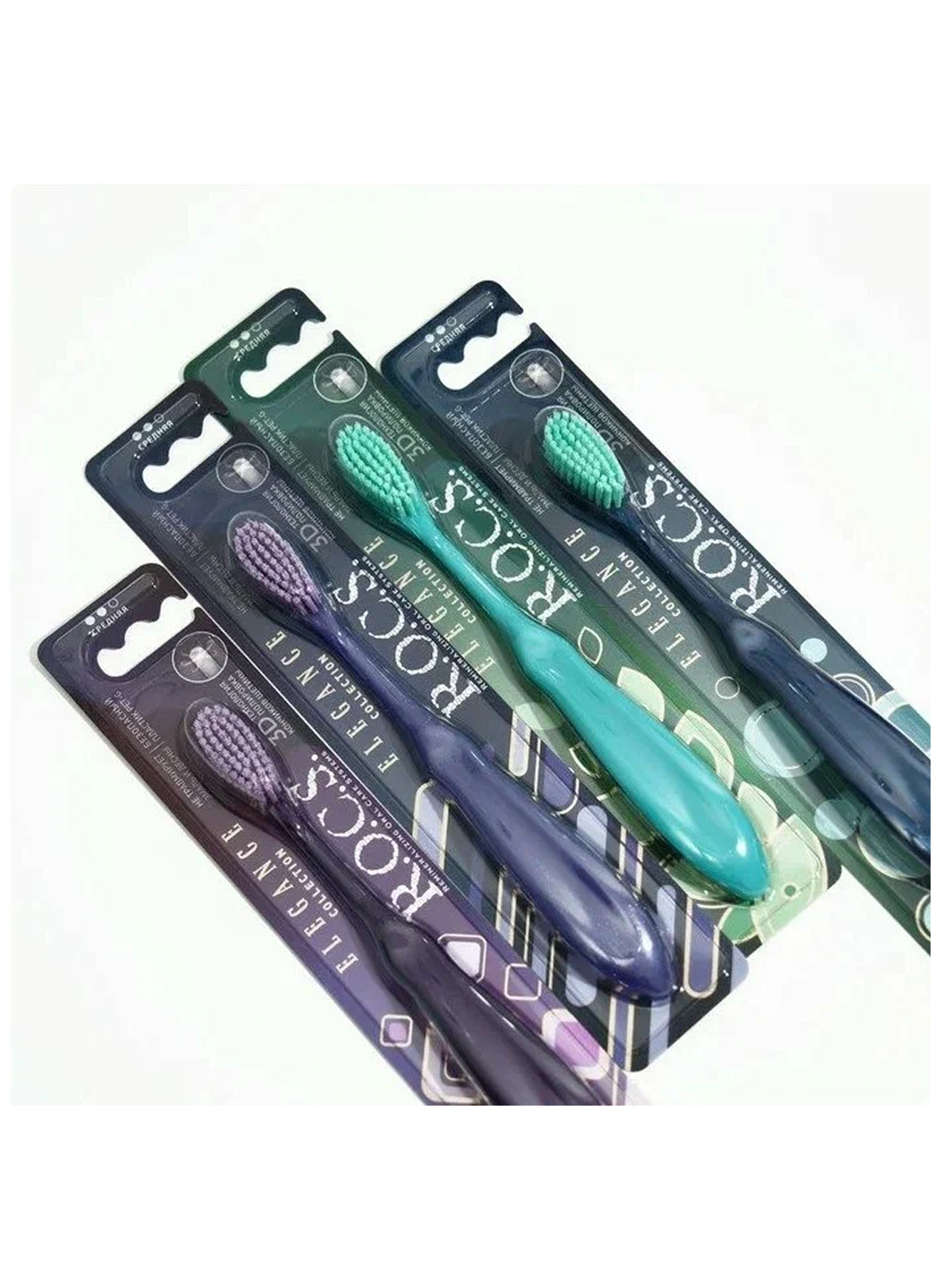 ROCS Зубная щетка Elegance средняя