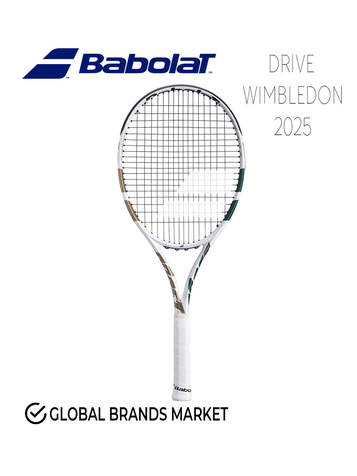 Теннисная ракетка Babolat Boost Wimbledon (2025) 121259, ручка: 2, 260 гр