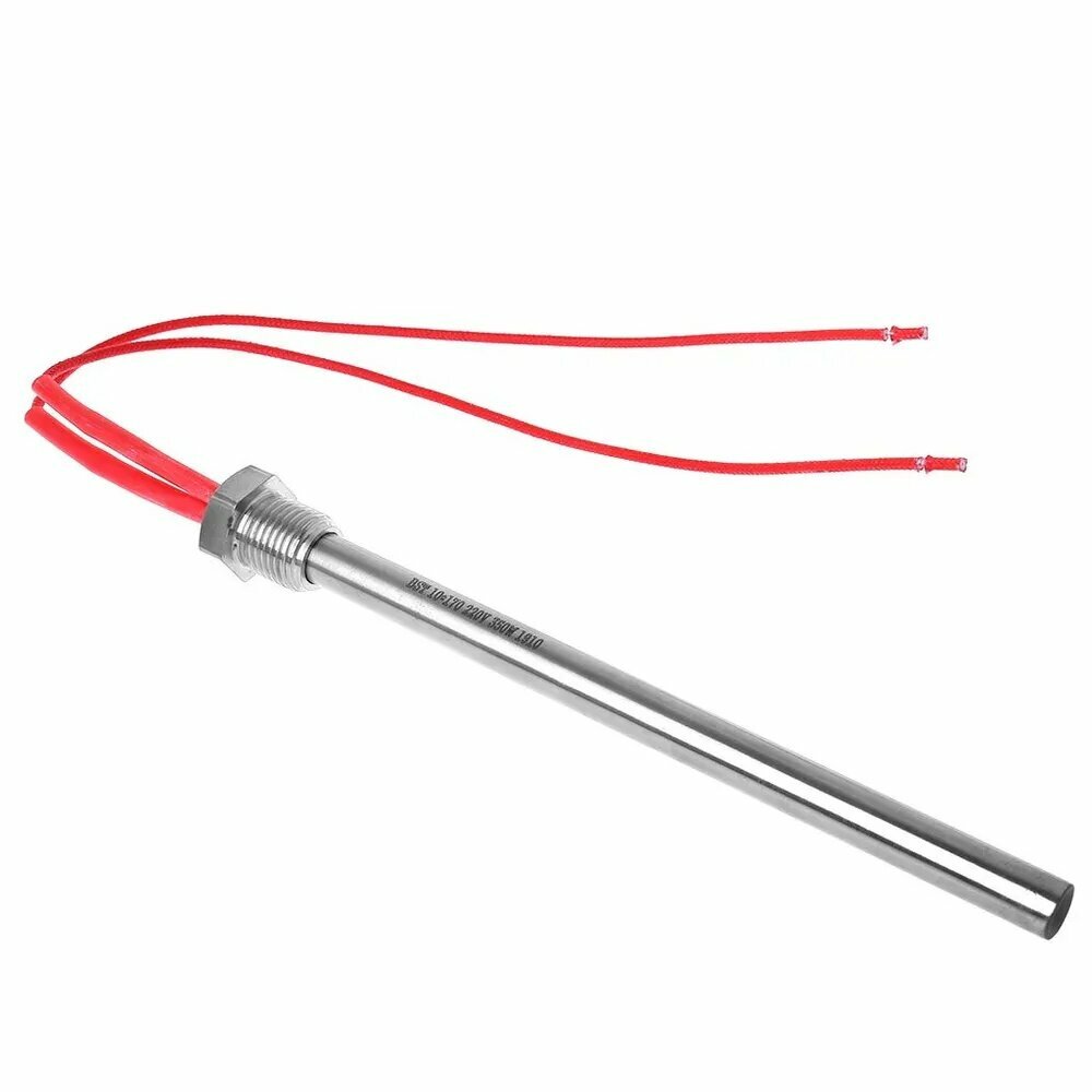 Нагревательная трубка для камина 350Вт/300Вт, - 10*170 220V 350W M16*1.5 зубьев (C)