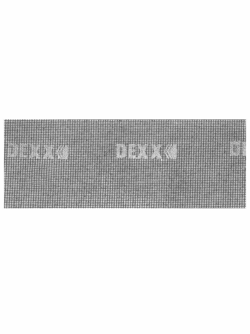 Сетка шлифовальная, абразивная, водостойкая, Р180, 105 х 280 мм, 3 Листа, DEXX