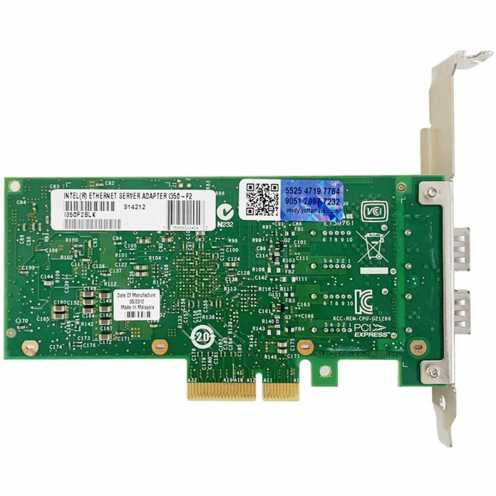 Модуль Intel I350-F2 — фото 1
