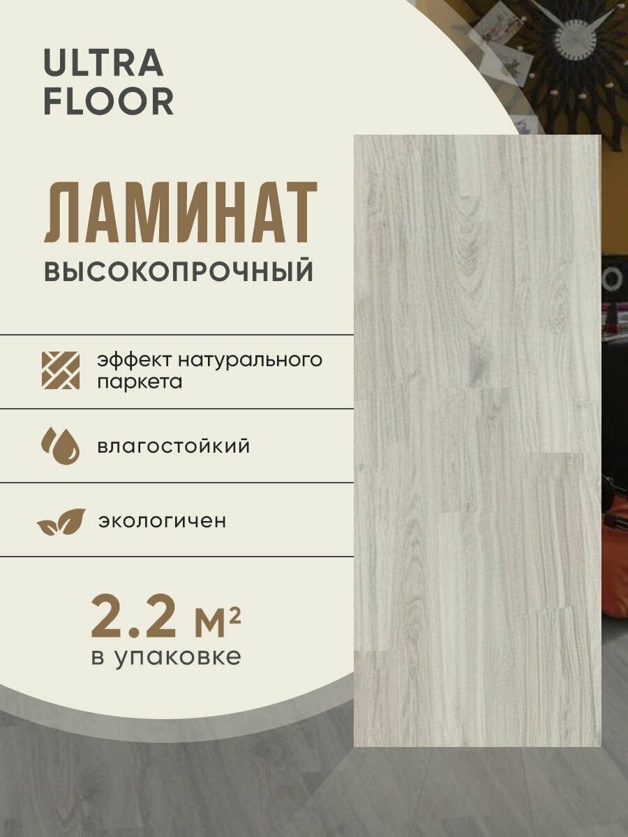 Ламинат напольный Мэйн дуб 9шт/уп 2,22м2