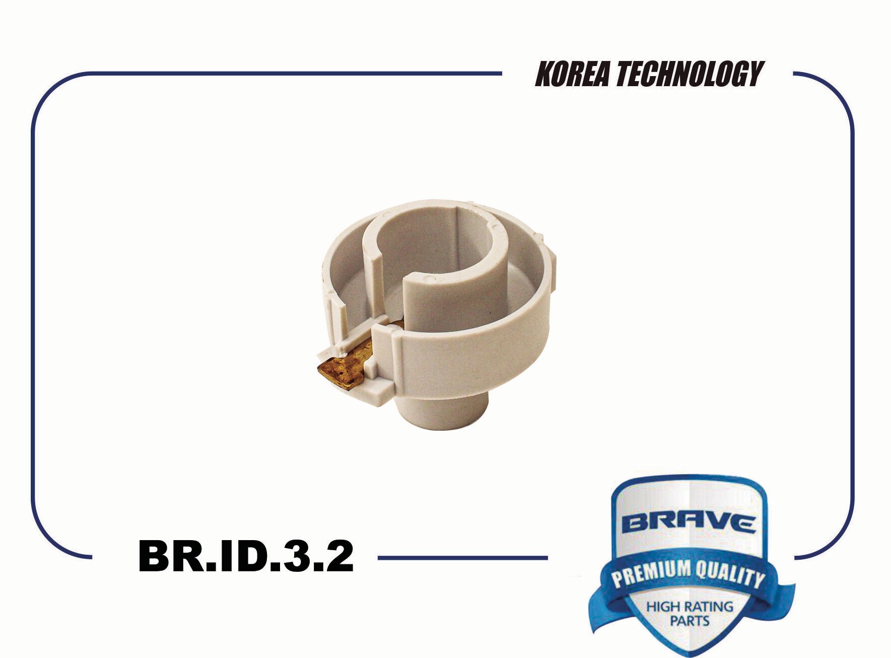 Бегунок трамблера Daewoo Nexia 1.5SOHC BRAVE BR. ID.3.2