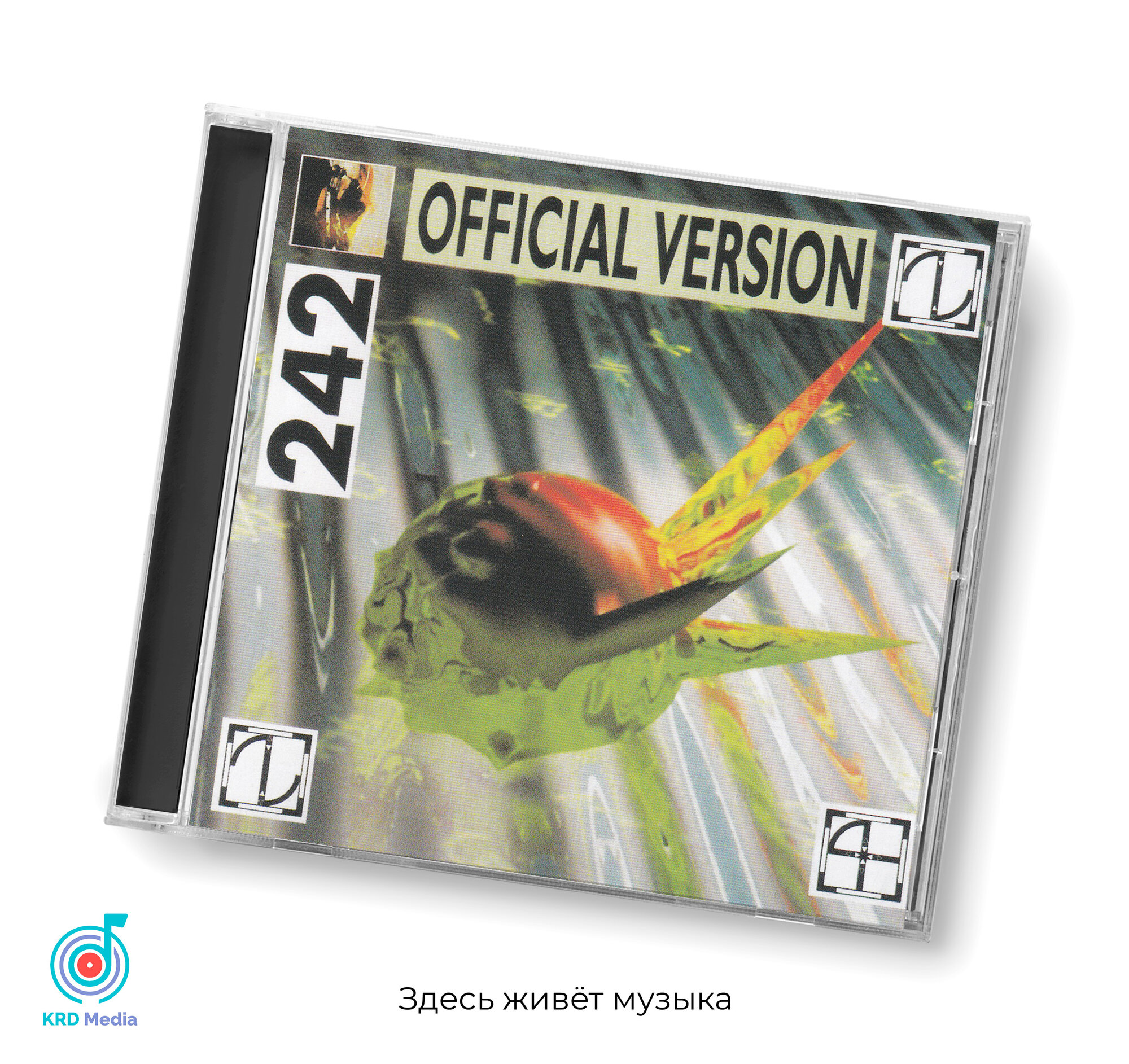 FRONT 242 - Official version, 1987, 4-page, CD-Аудио