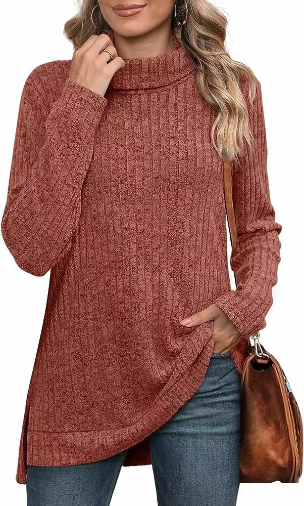 Водолазка , размер 46, red