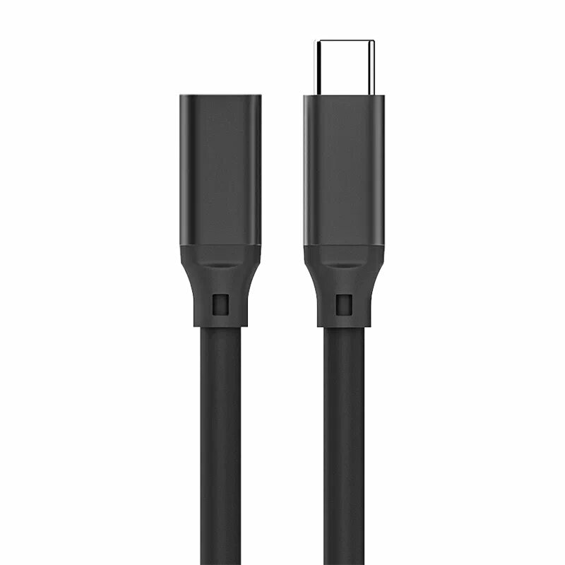 Кабель-удлинитель Type-C мужской к женскому прямой вилкой, длина 5 м, USB 3.1 Gen 2, зарядка 100 Вт для iPhone 15 и iPad