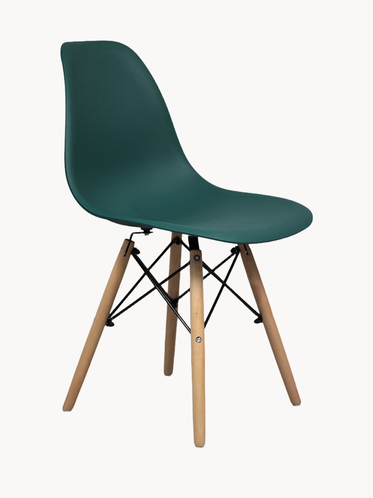Комплект стульев RIDBERG DSW EAMES (4 шт, темно-зеленый) Комплект стульев для гостиной, столовой