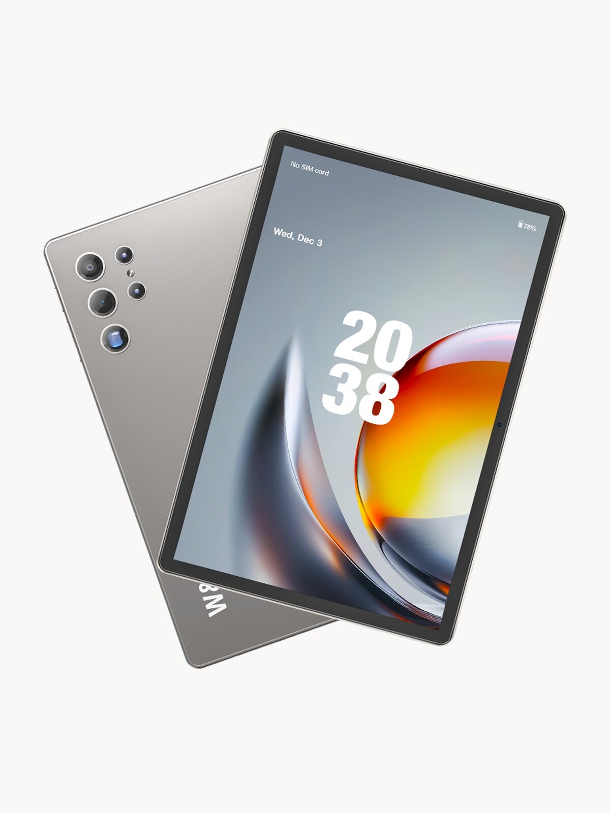 Планшет с клавиатурой, Динамик Bluetooth-гарнитуры WO17PAD,16ГБ/1ТБ,10,1 '10000мАч, Wi-Fi/SIM, Идеальный подарок, серый