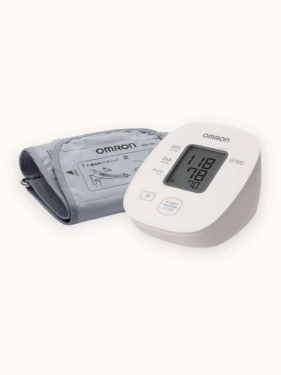 Тонометр OMRON M1 Basic с адаптером и веерообразной манжетой