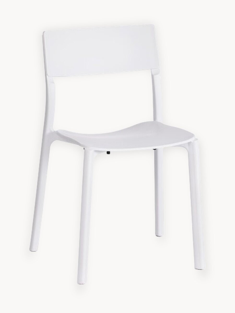 Стул Tetchair LENTO (mod. 43) / 1 шт. в упаковке, пластик, 43 х 49 х 77 см, White (Белый) 1