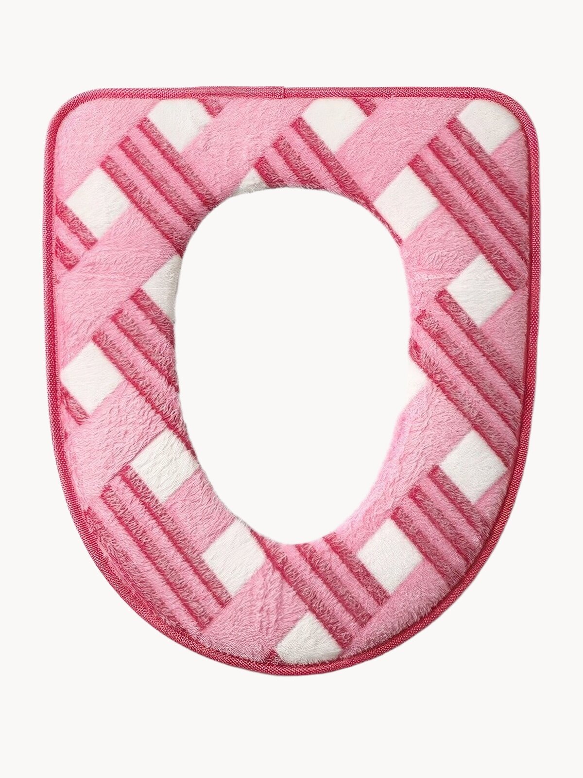 Чехол на сиденье для унитаза на липучках Доляна «Универсал», 35×43 см, цвет микс