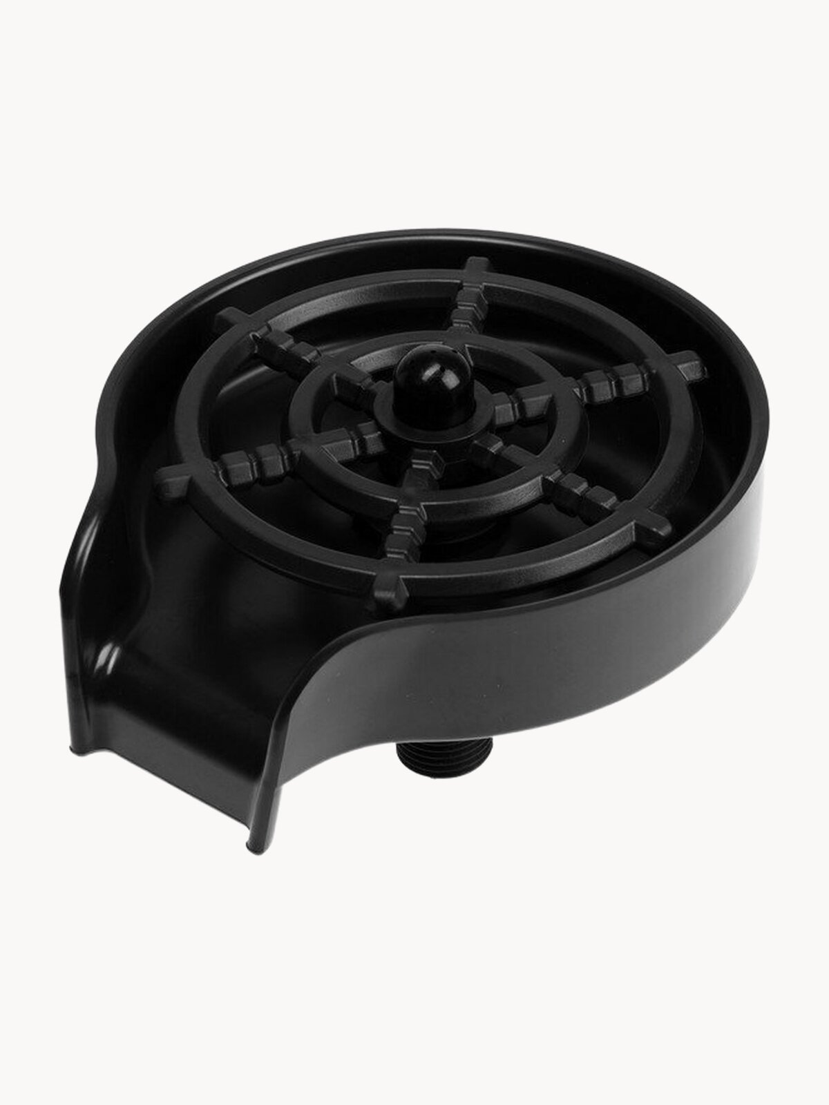 Ополаскиватель стаканов на мойку ZEIN Z3613, пластик, подключение 1/2", черный