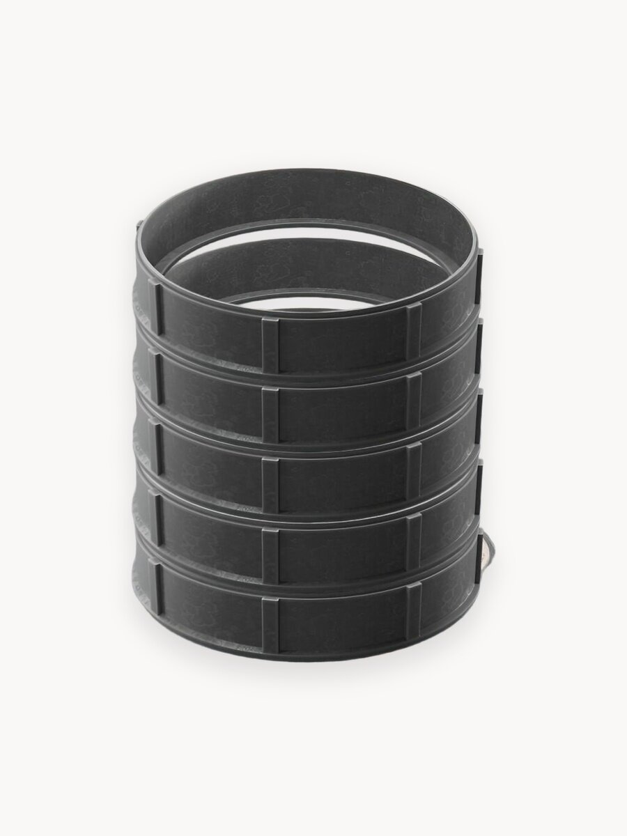 Кольцо полимерно-песчаное для смотрового колодца, d 0,7 метра, 5 шт.