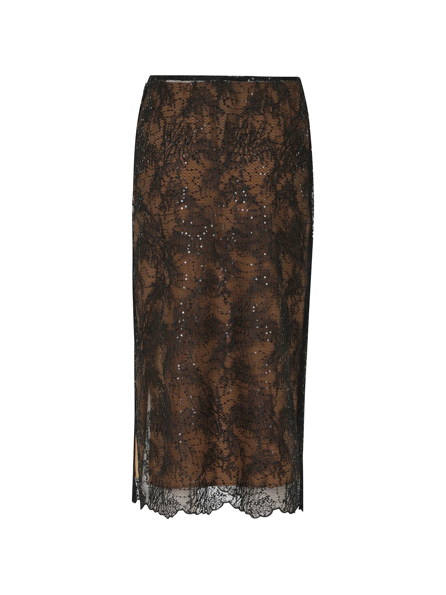 Юбка Camilla sequin-embellished lace midi skirt
