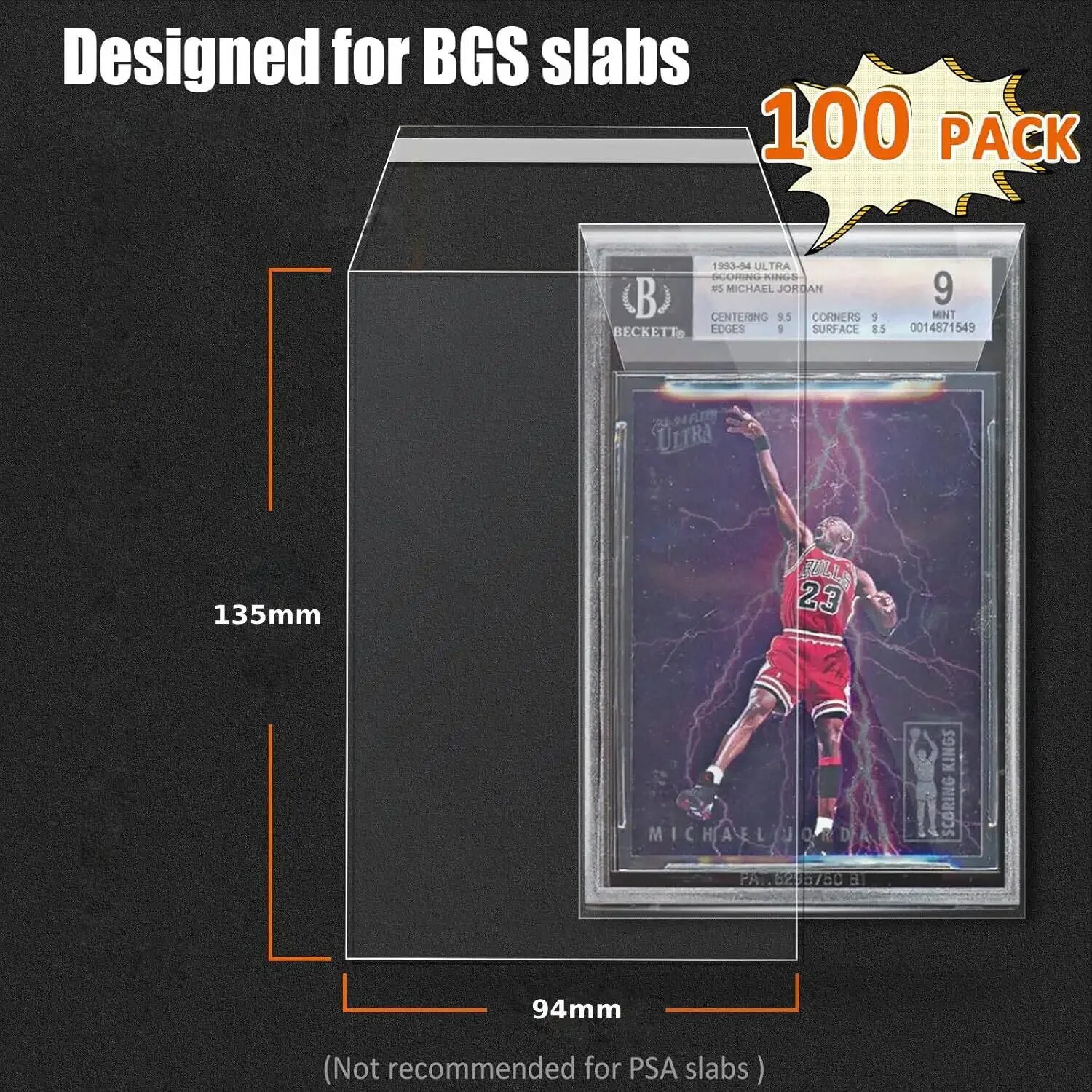 Рукава для BGS слэбов, 100 шт.