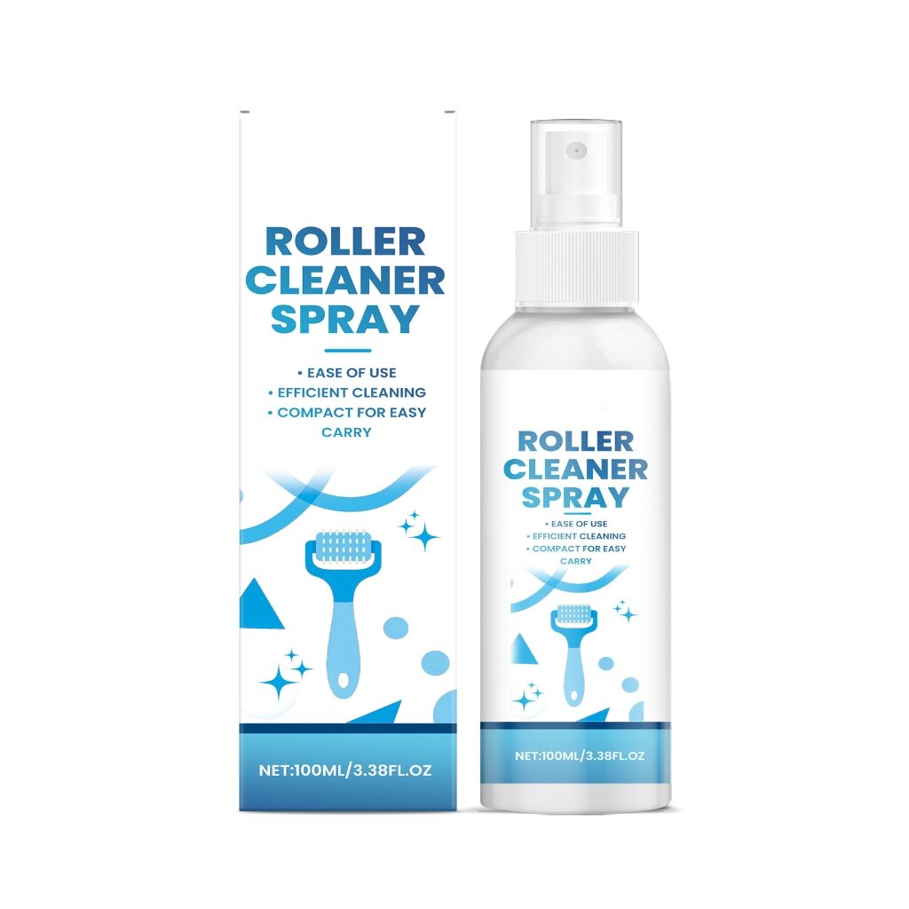 Очиститель роликов для микроигл, Спреи Для очистки Роликов для микроигл, Эффективная очистка микроигл, Валик для Бороды